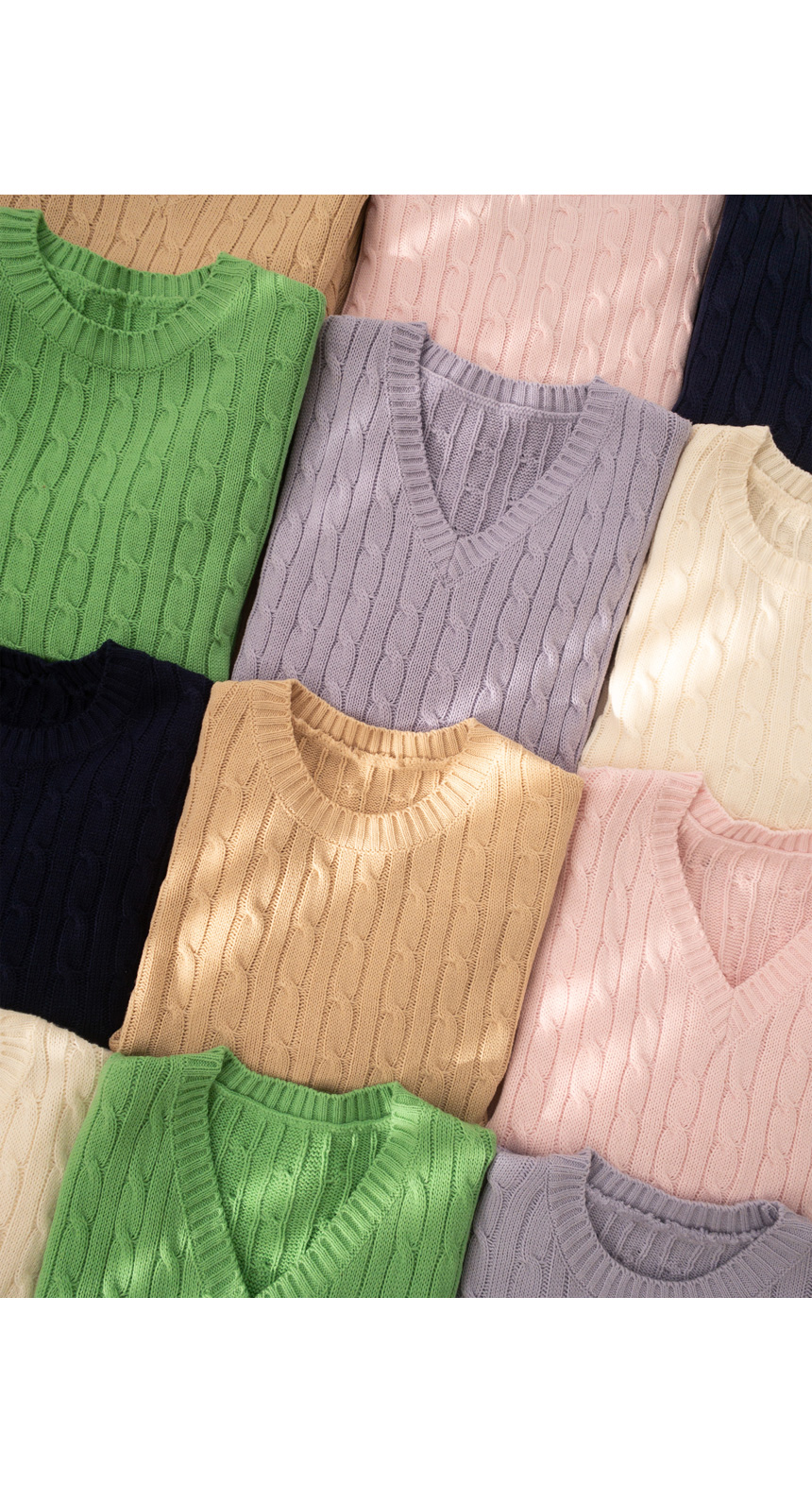 YE JIN / YELLOW GREEN color, ROUND neck, FREE size